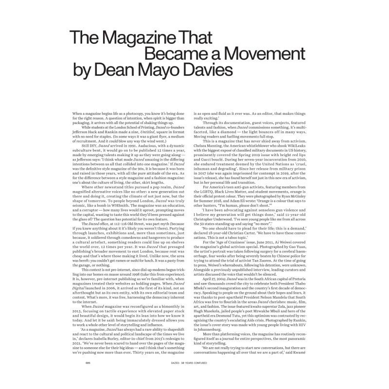 Dazed: 30 Years Confused: The Covers - Teşvikiye Patika Kitabevi