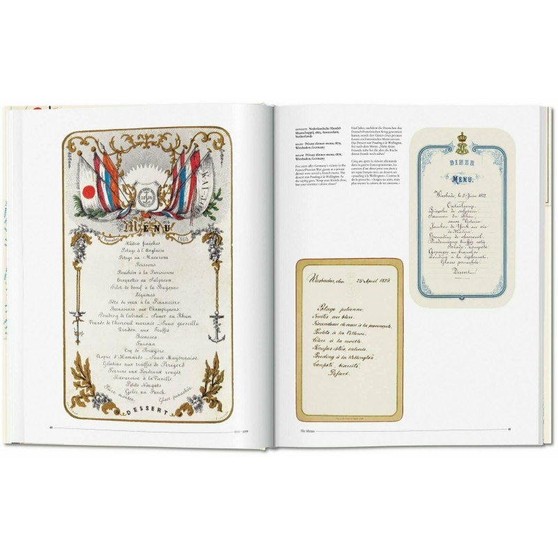 Menu Design in Europe - Teşvikiye Patika Kitabevi