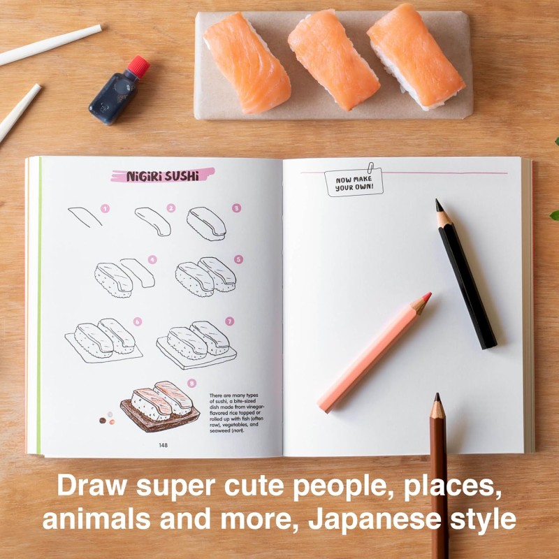 KAWAII!: Your step-by-step guide to cute Japanese drawing - Teşvikiye ...
